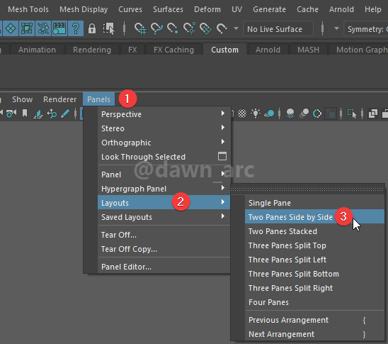 [Maya]常用快捷键和基础操作